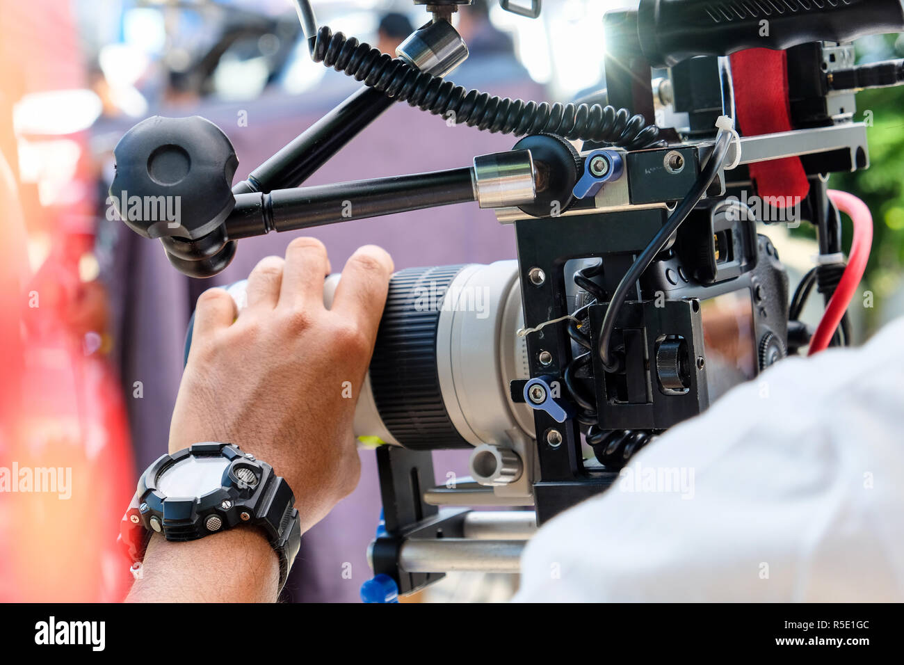 Behind the scenes background Stock Photo - Alamy