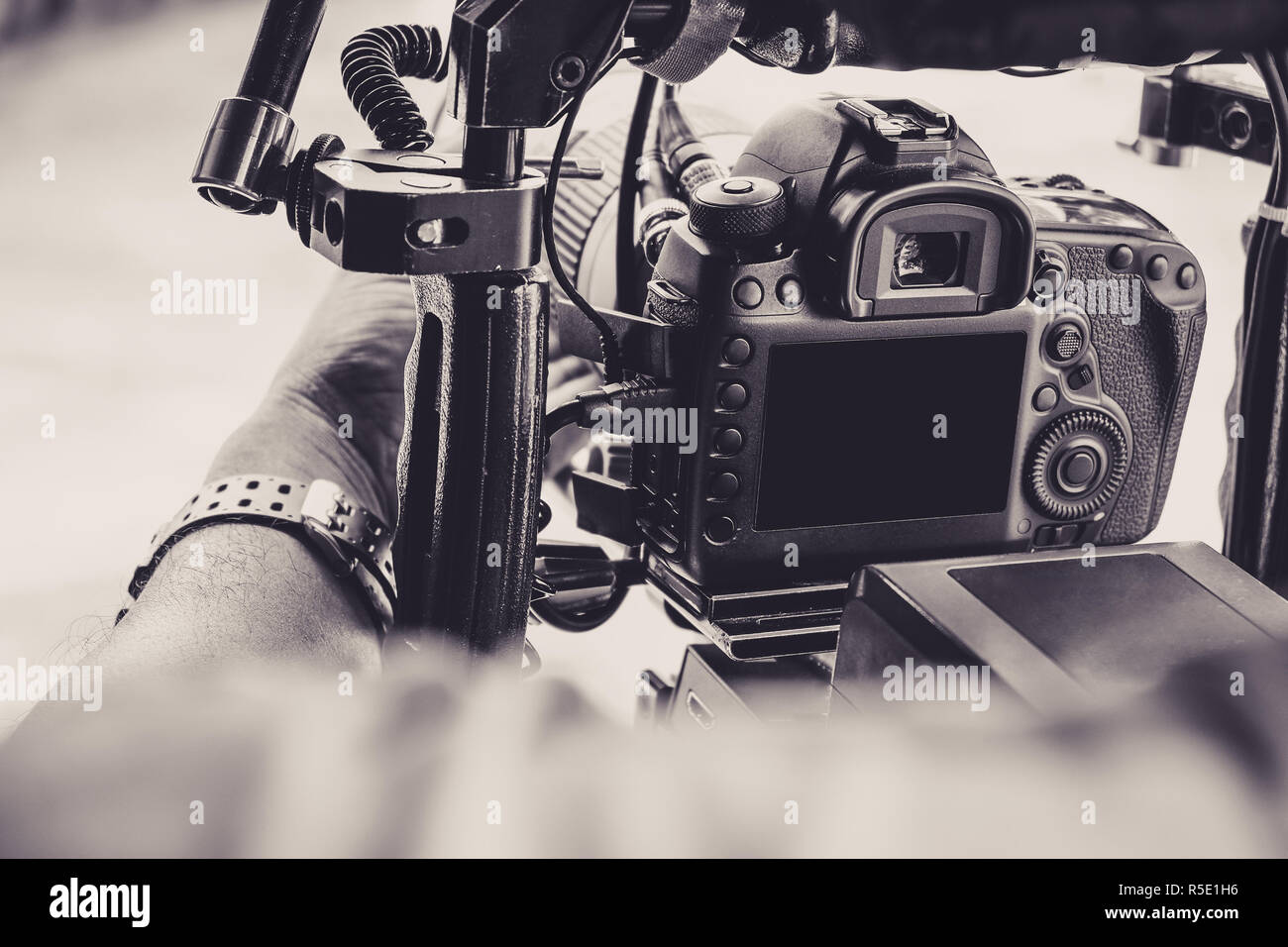 Behind the scenes background Stock Photo - Alamy