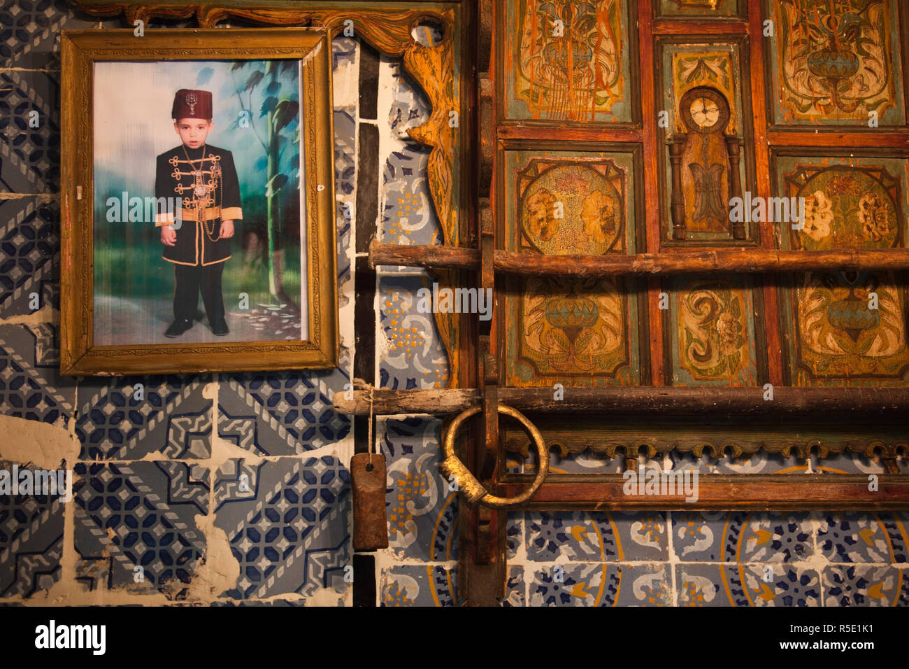 Tunisia, Tunisian Central Coast, Sousse, Museum Dar Essid interior ...