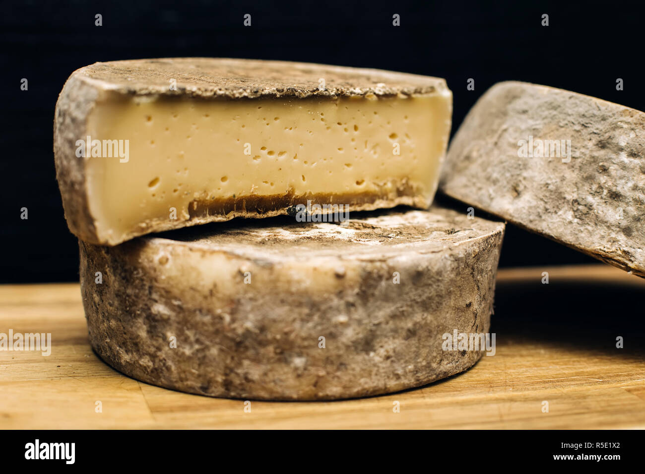 Traditional Auvergne cheese from France Stock Photo - Alamy