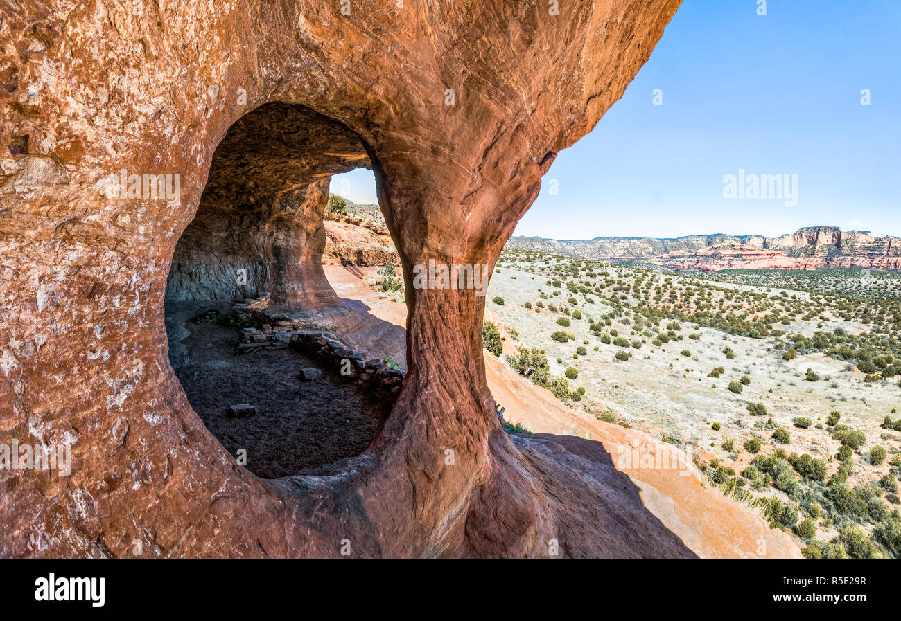 Shamans Cave, also know as Robbers Roost or Hideout Cave, overlooks the ...