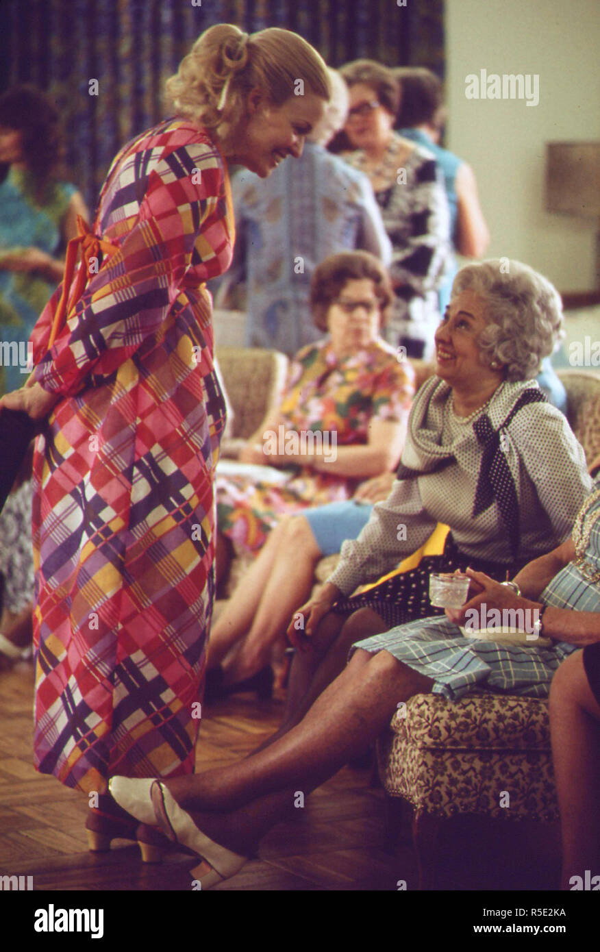 Members of ladies club hold monthly meeting at the Seward Civic Center ...