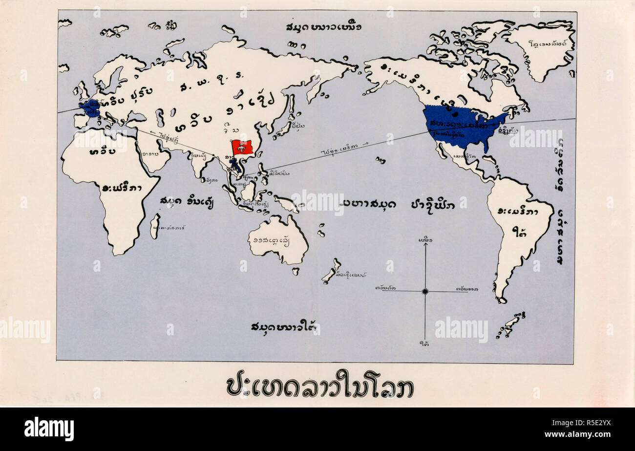 5/8/1953 Propaganda Posters Distributed in Asia, ca. 1950s - World Map ...
