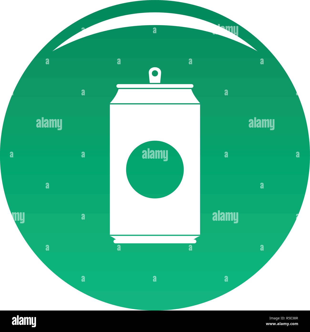 Soda icon. Simple illustration of soda vector icon for any design green ...