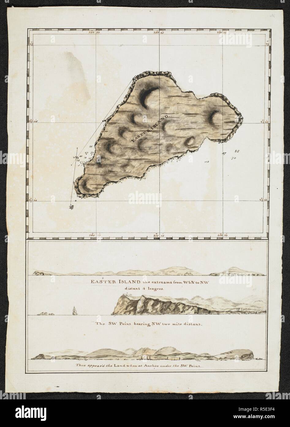 Chart and drawings of Easter island. SIXTY-SEVEN Charts and maps ...