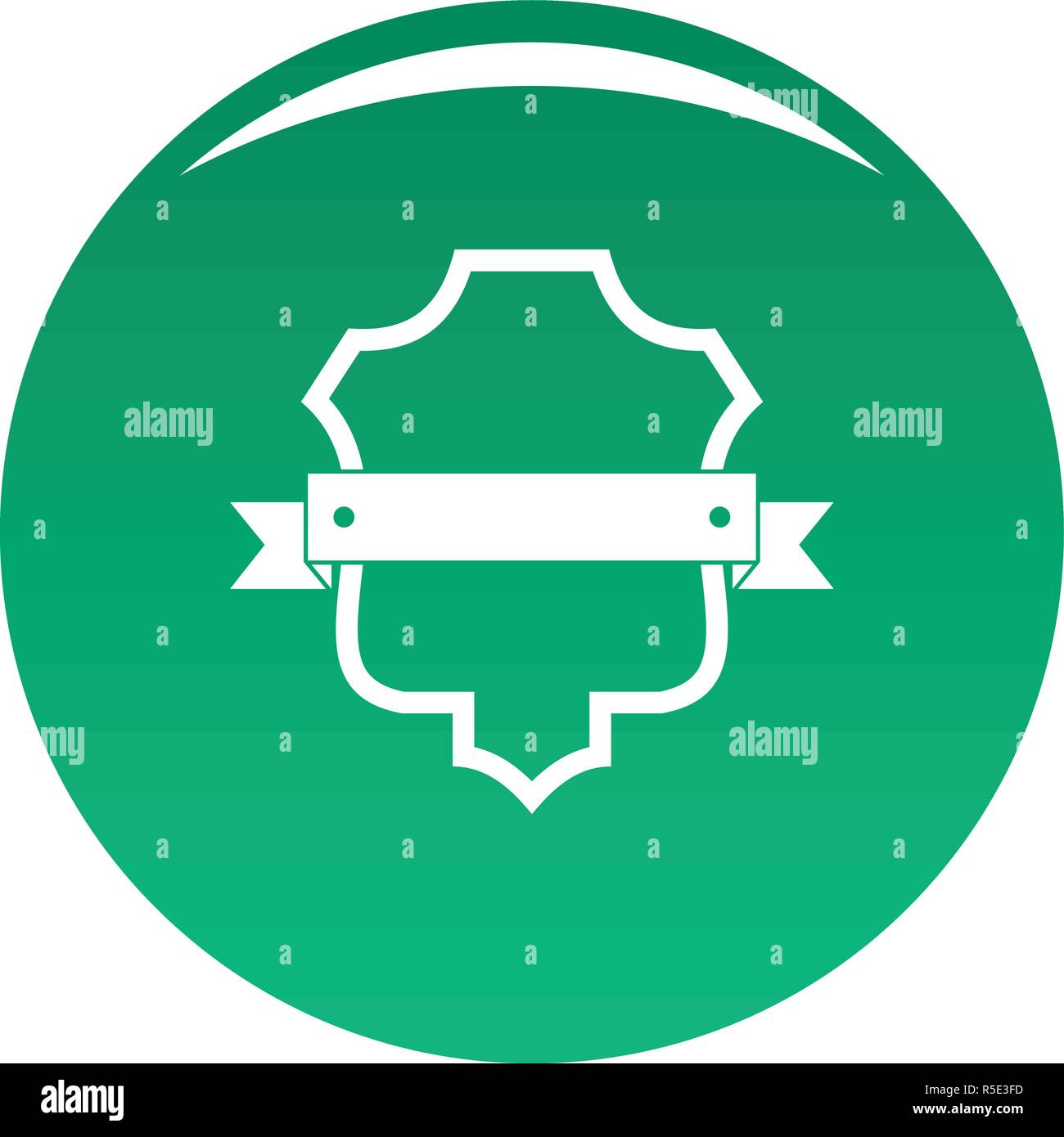 Badge guardian icon. Simple illustration of badge guardian vector icon ...