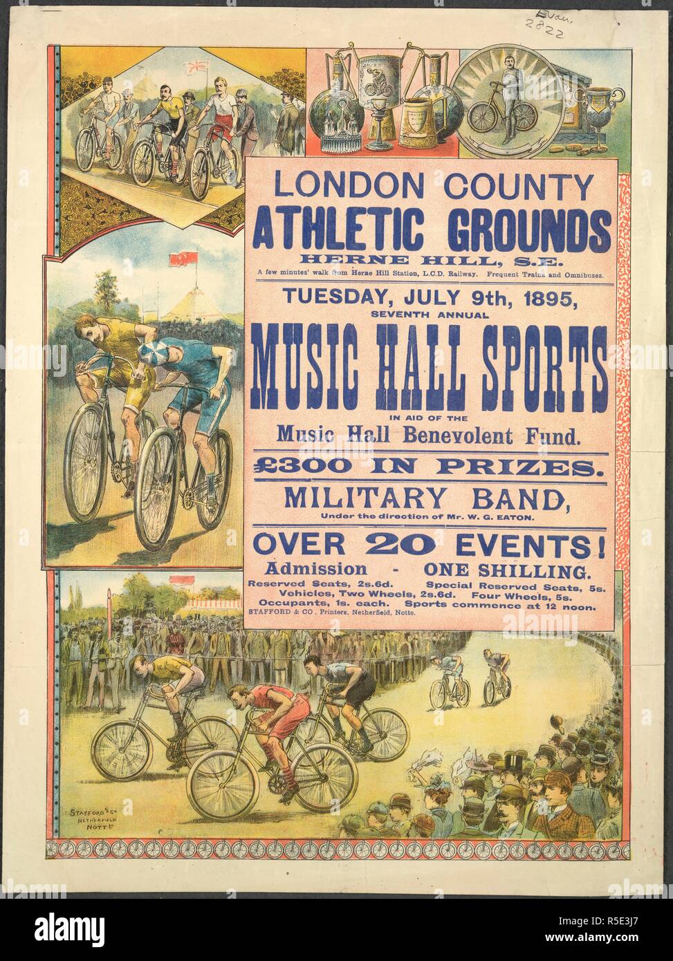 Victorian music hall poster hi-res stock photography and images - Alamy