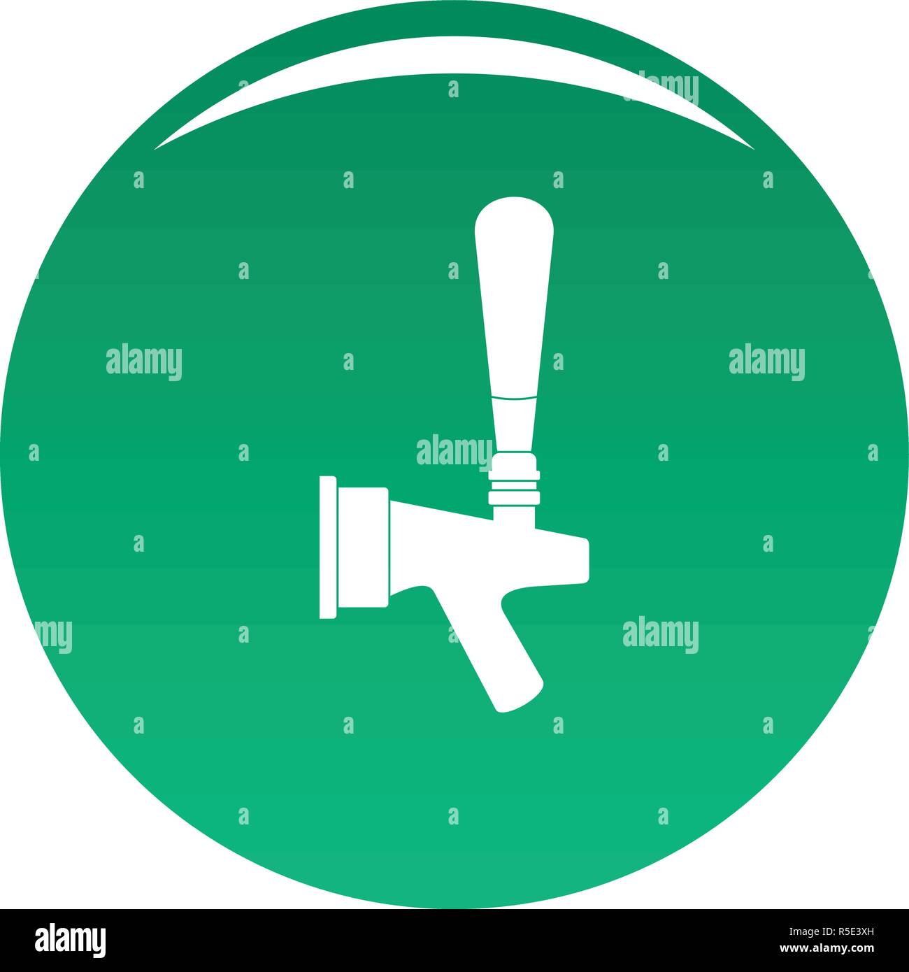 Big tap icon. Simple illustration of big tap vector icon for any design ...