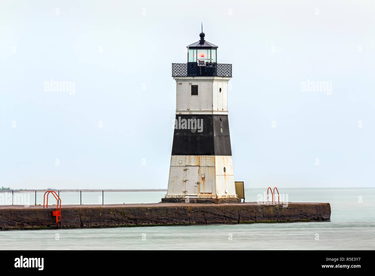The historic Presque Isle North Pierhead, also known as The Erie Harbor ...