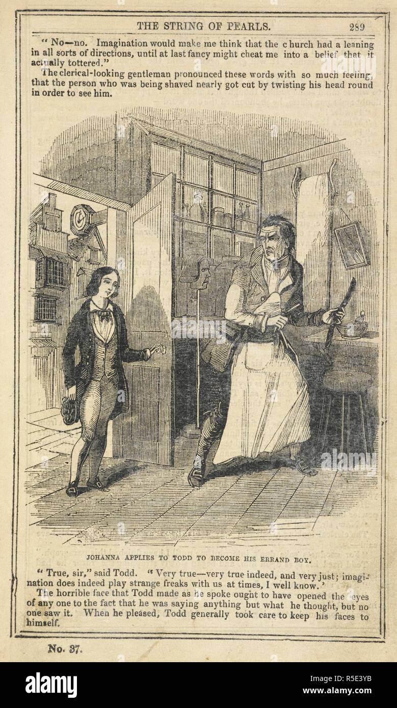 Sweeney todd and the string of pearls hi-res stock photography and ...