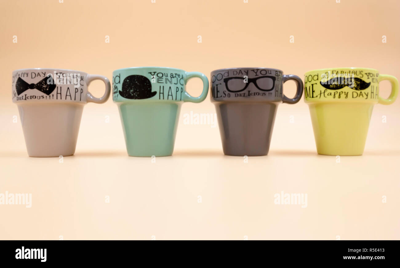 Different cups of coffee hi-res stock photography and images - Alamy