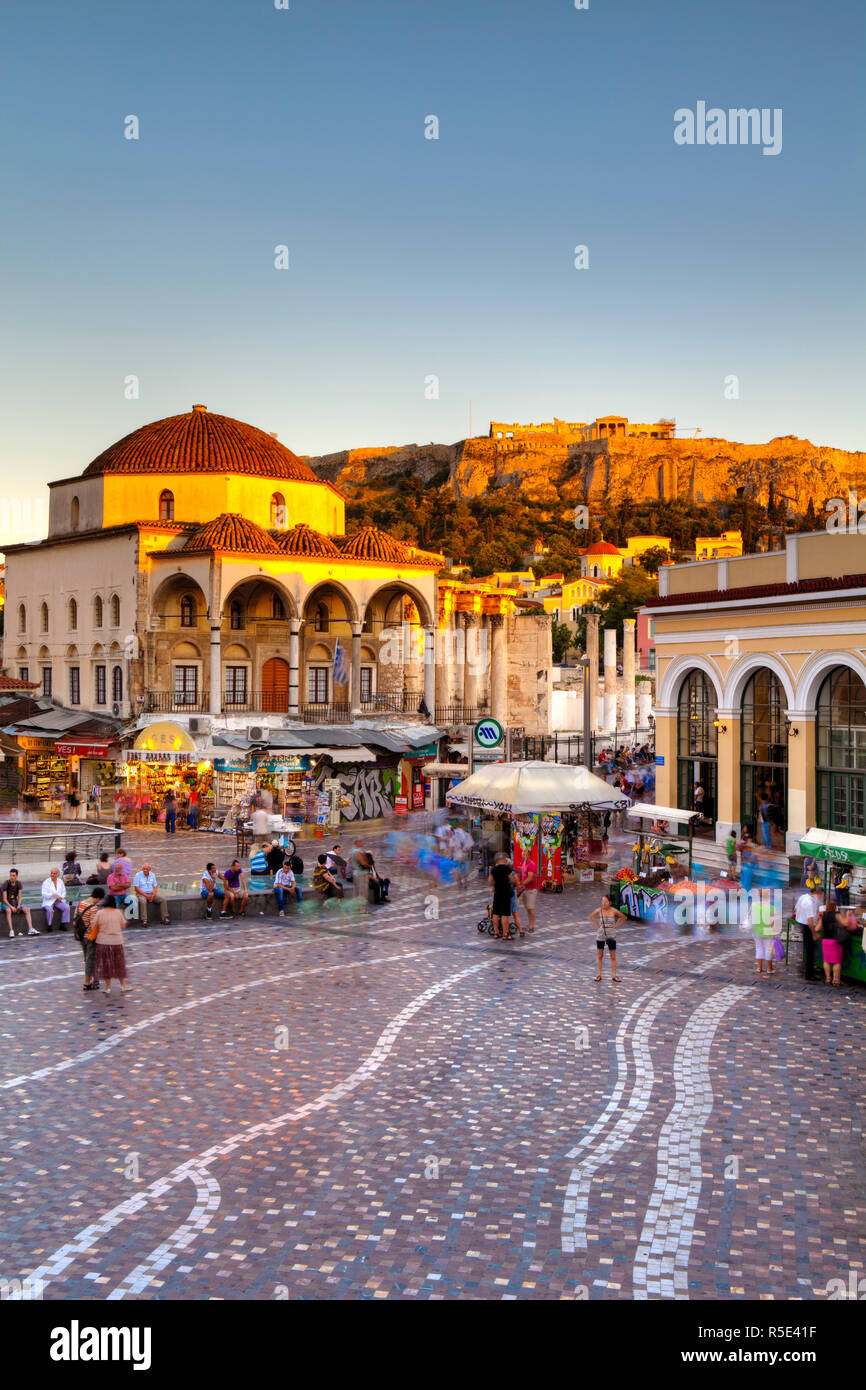 Elevated view of monastiraki square hi-res stock photography and images ...