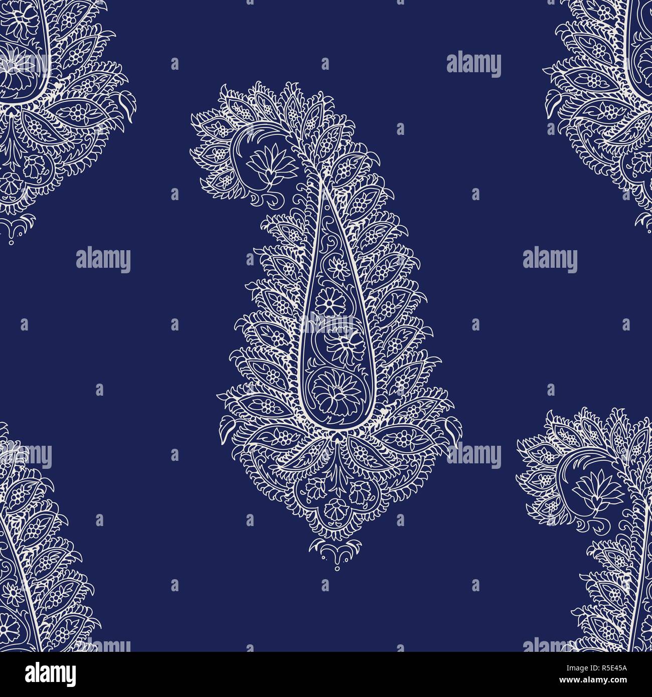 Paisleys Stock Vector Images - Alamy