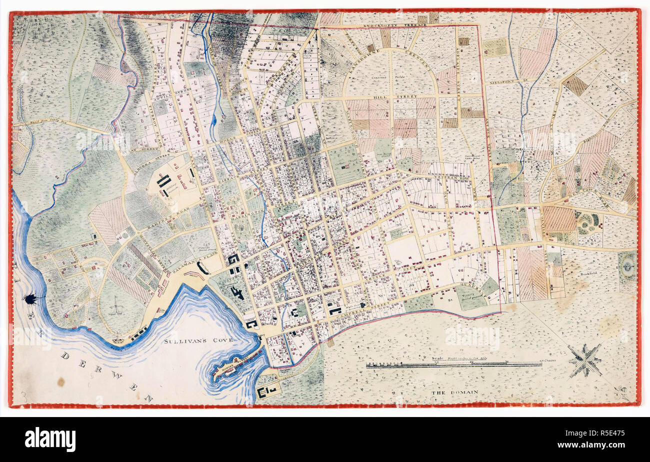 1830s hobart map hi-res stock photography and images - Alamy