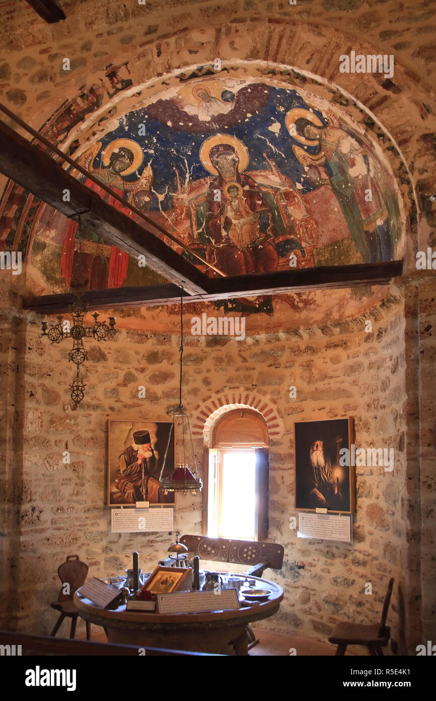 Meteora monastery church interior hi-res stock photography and images ...