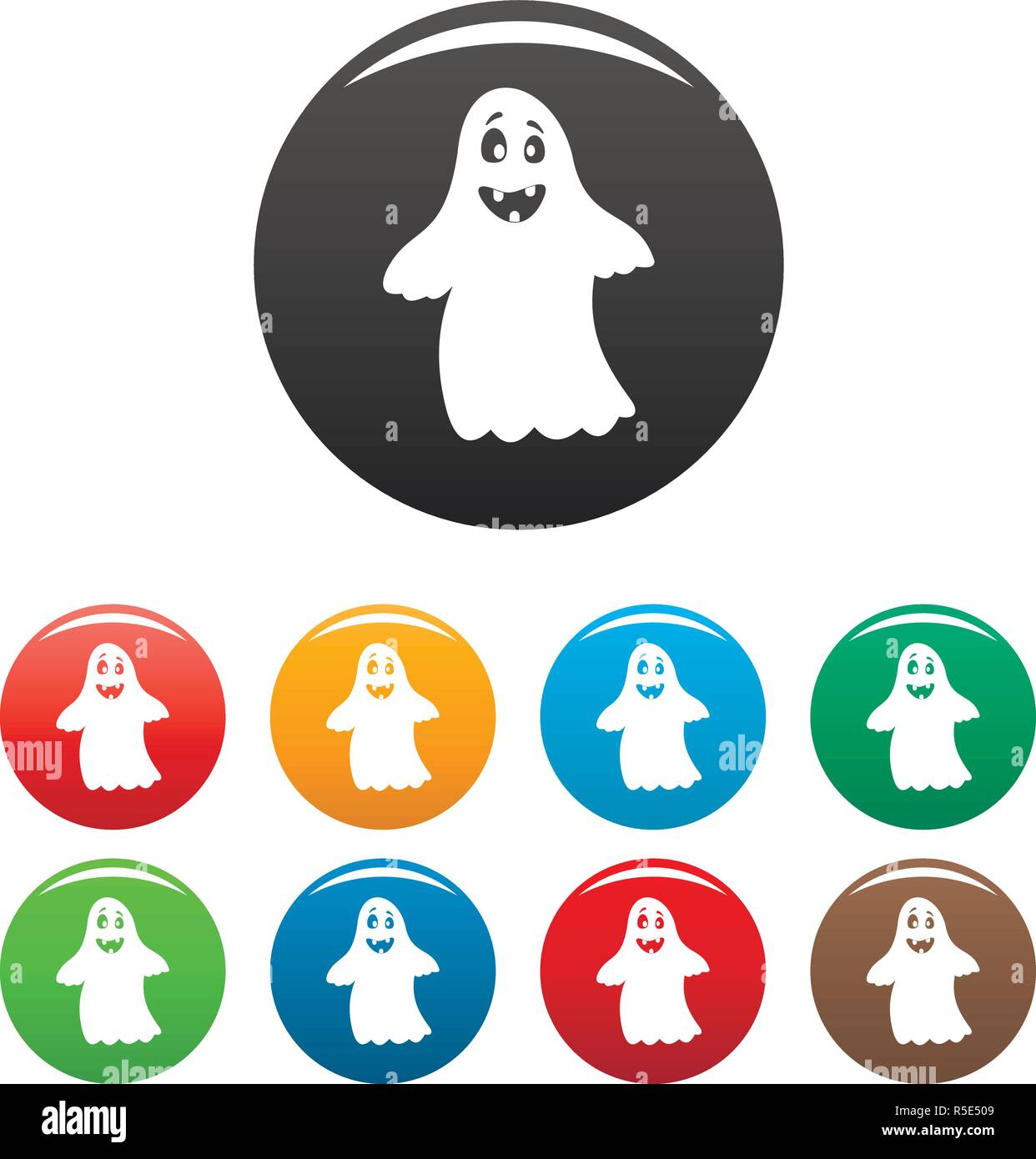 Ghost icon. Simple illustration of ghost vector icon for web design ...