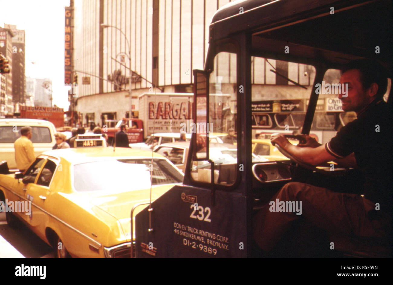 1970s traffic jam hi-res stock photography and images - Alamy
