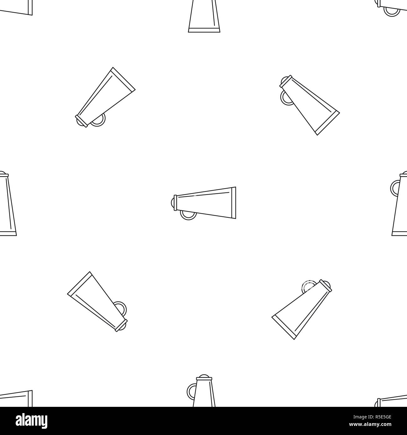 Bullhorn pattern seamless vector repeat geometric for any web design ...