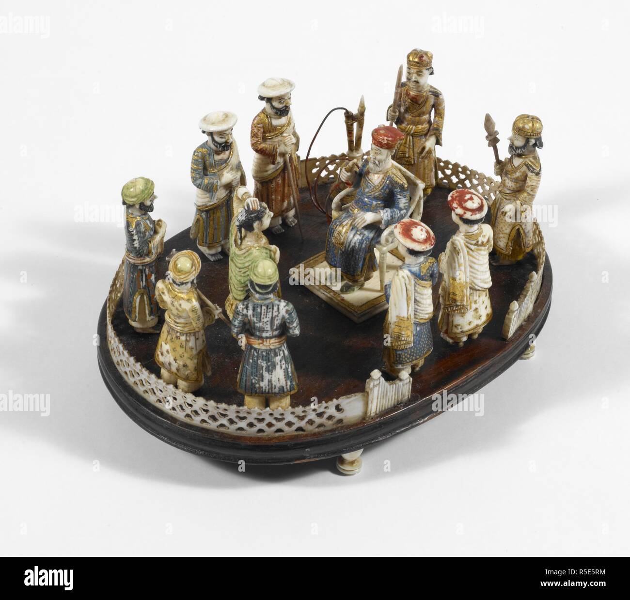 Ivory model of Akbar Shah II with musicians. Source: Foster 1062 Stock ...