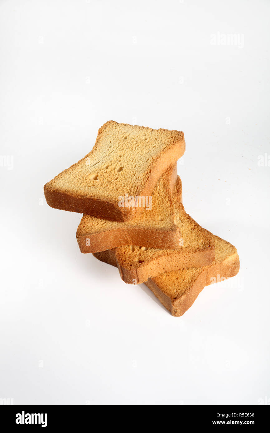 group of four slices toast Stock Photo - Alamy