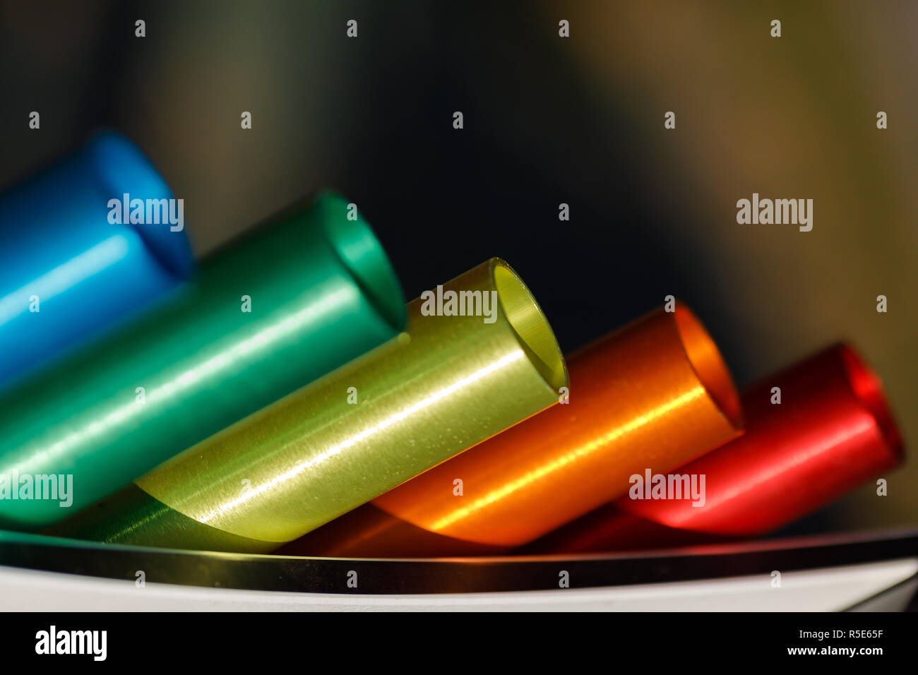 Pattern of different colored iron pipe. background Stock Photo - Alamy