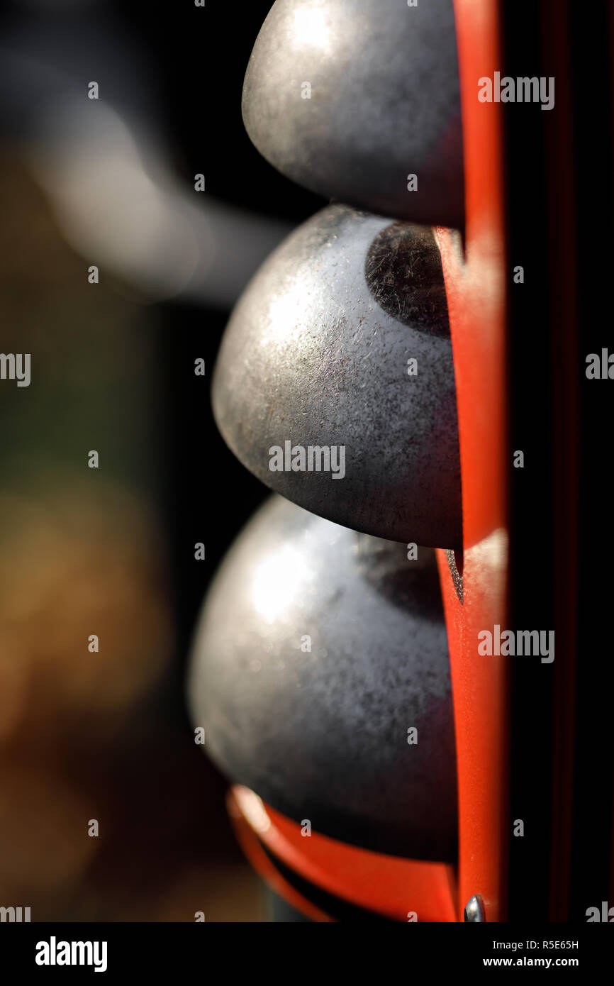 the background of different iron dark hemisphere Stock Photo - Alamy