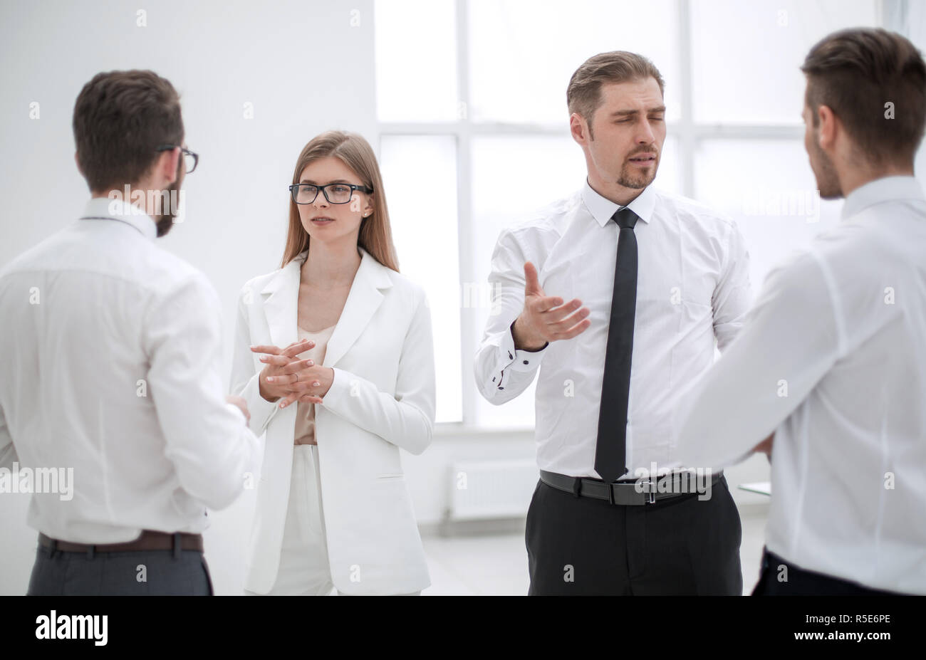 Professional people socialising hi-res stock photography and images - Alamy