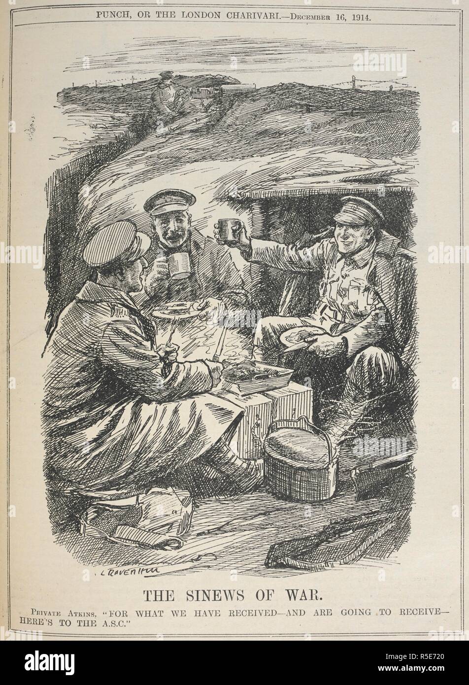 British Drinking Tea Cartoon