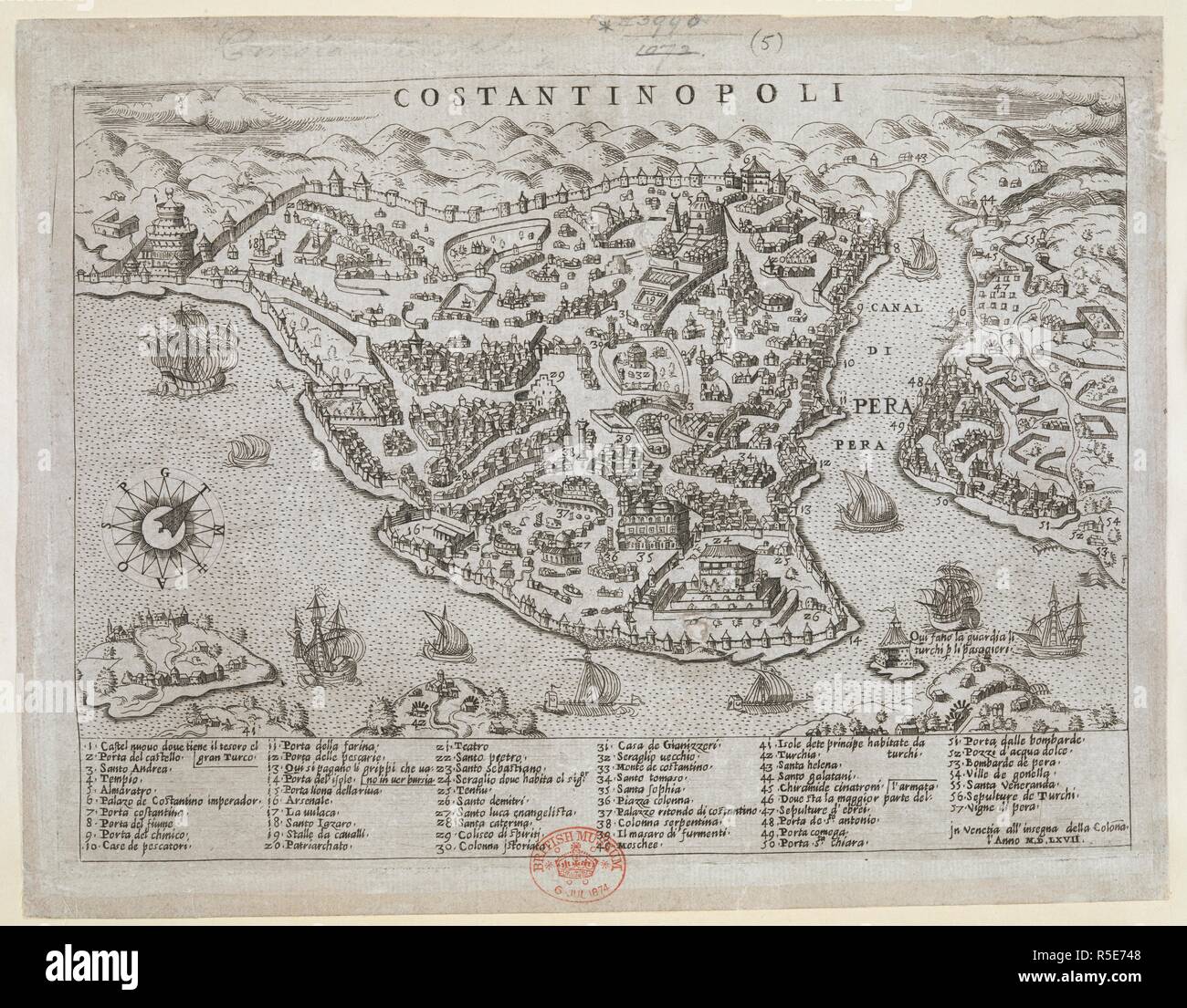 Constantinople Map High Resolution Stock Photography and Images - Alamy