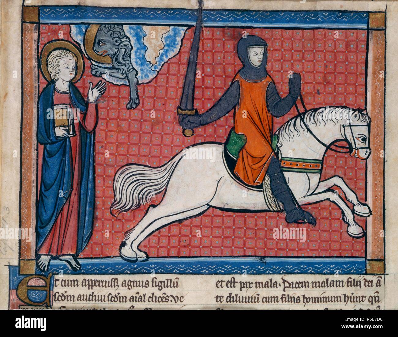 The Rider On The Red Horse Apocalypse France 14th Century the-rider-on-the-red-horse-apocalypse-france-14th-century