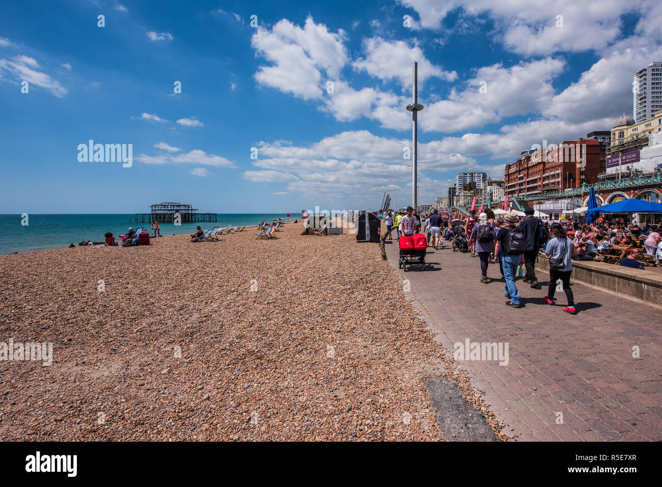 Brighton Seafront - Summer 2018 Stock Photo - Alamy