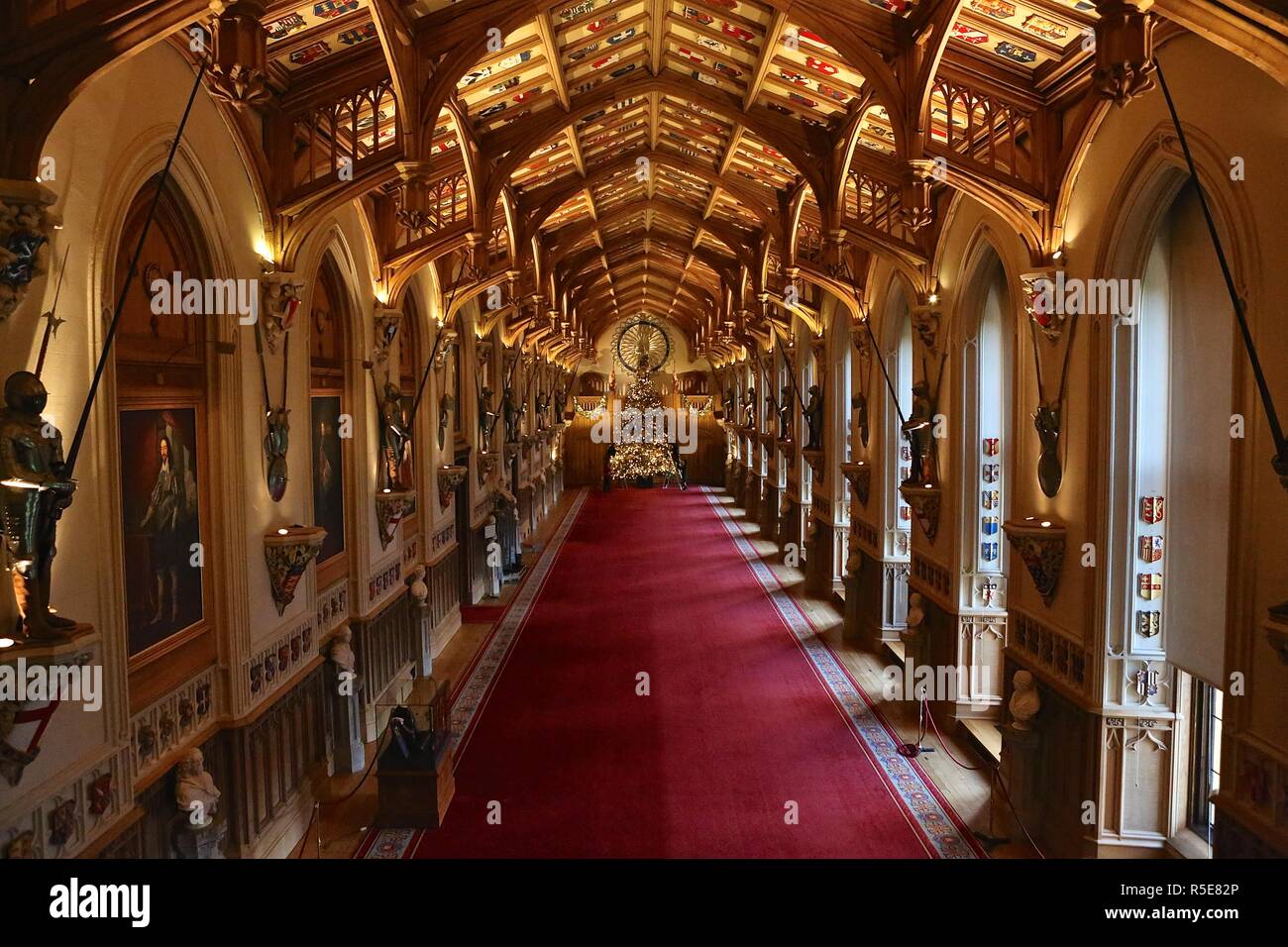 Georges Hall At Windsor Castle High Resolution Stock Photography and ...