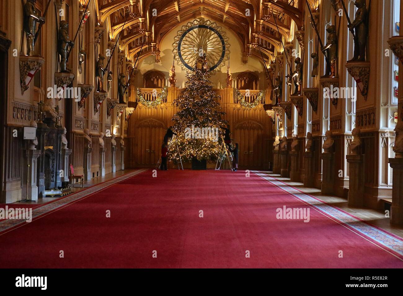 St George's Hall at Windsor Castle 2018 Stock Photo - Alamy