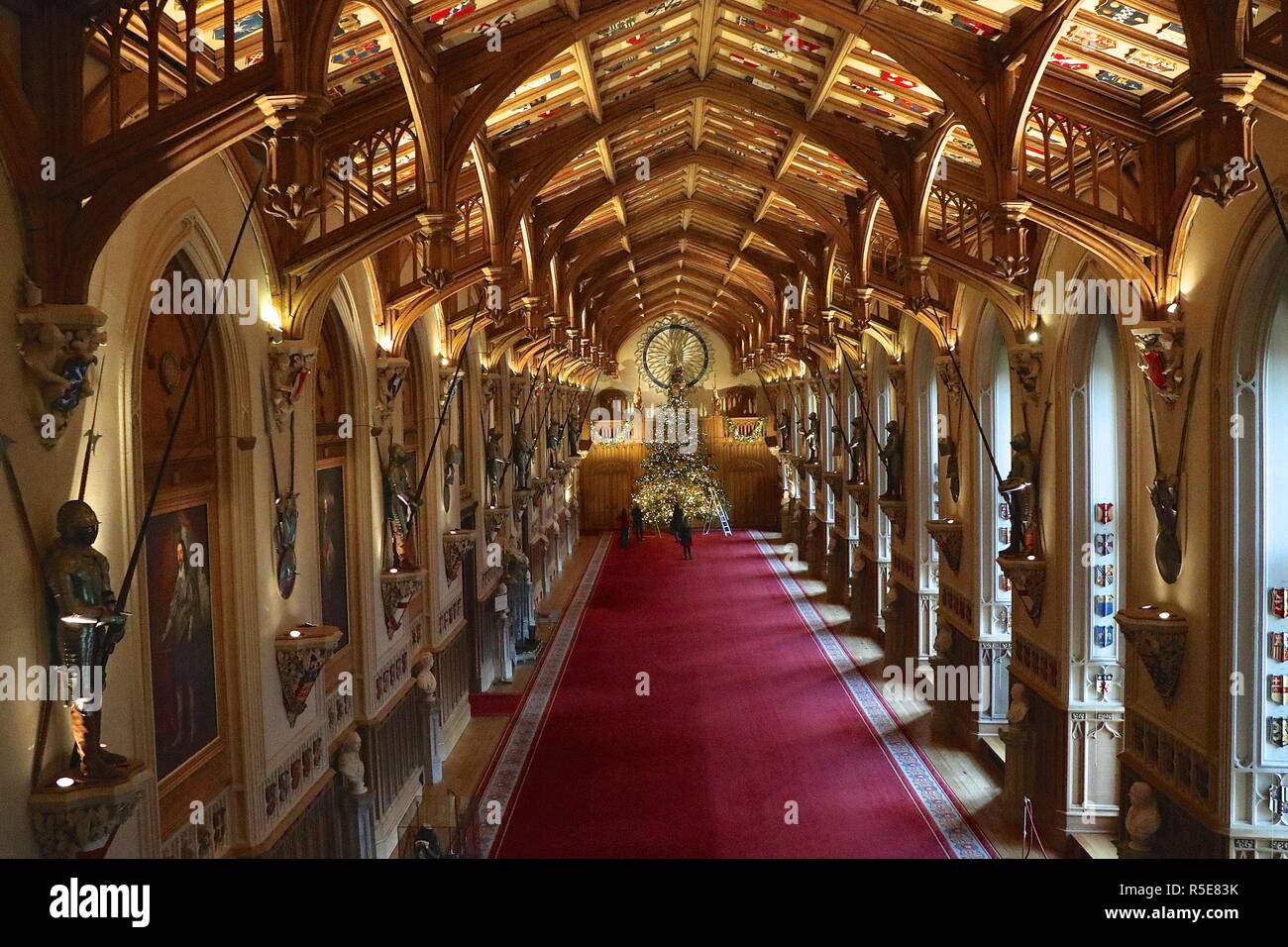 Georges hall at windsor castle hi-res stock photography and images - Alamy