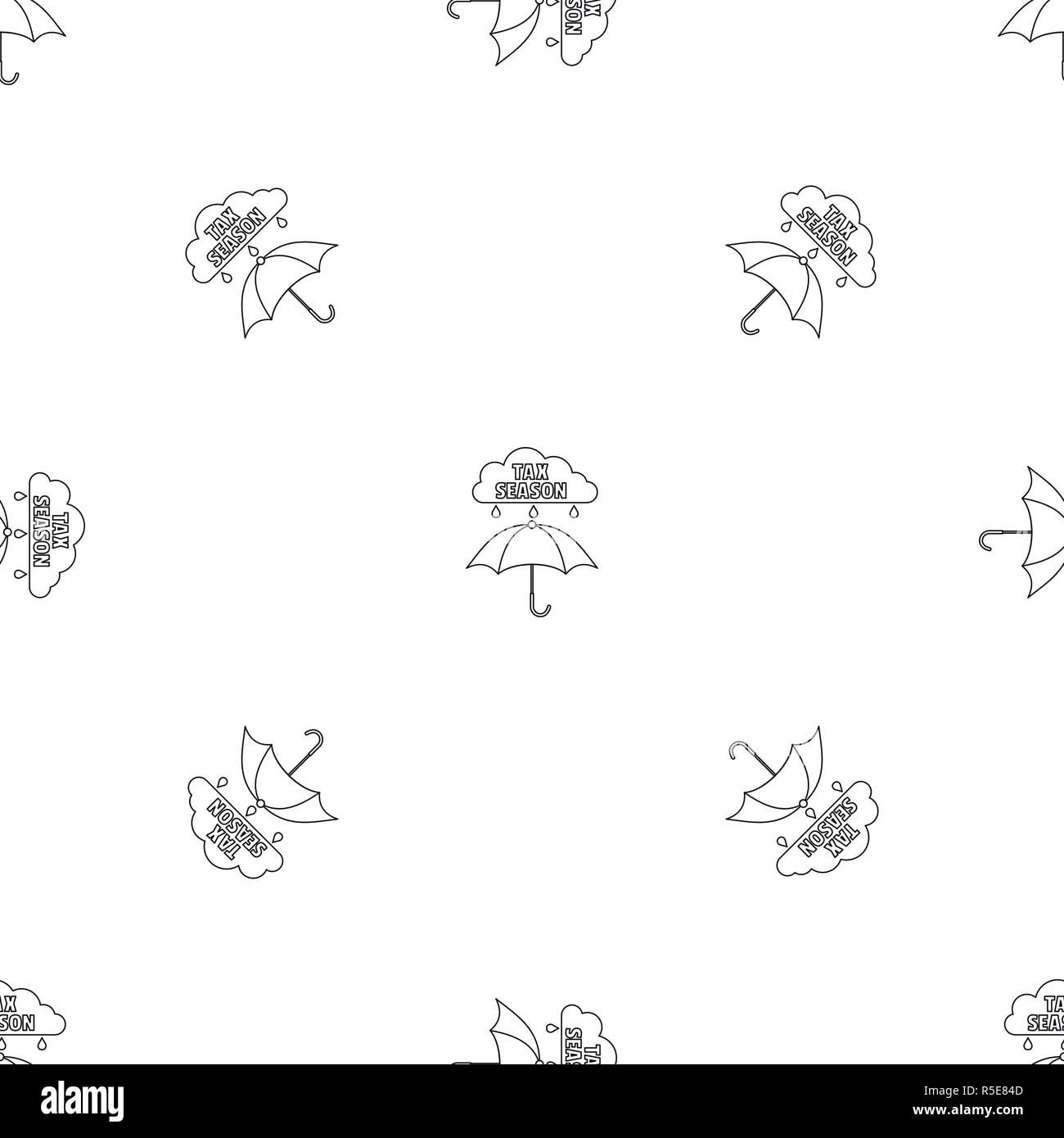 Tax season pattern seamless vector repeat geometric for any web design ...