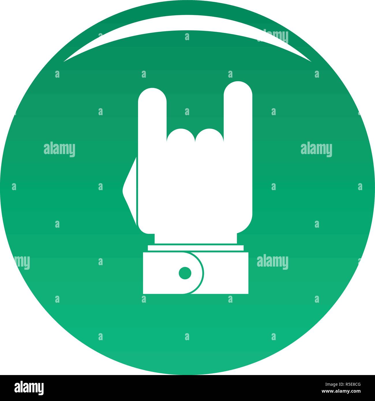 Hand music icon. Simple illustration of hand music vector icon for any ...