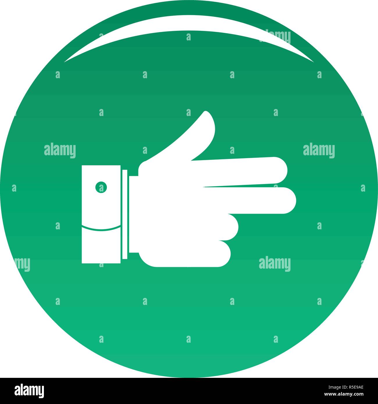 Hand forward icon. Simple illustration of hand forward vector icon for ...