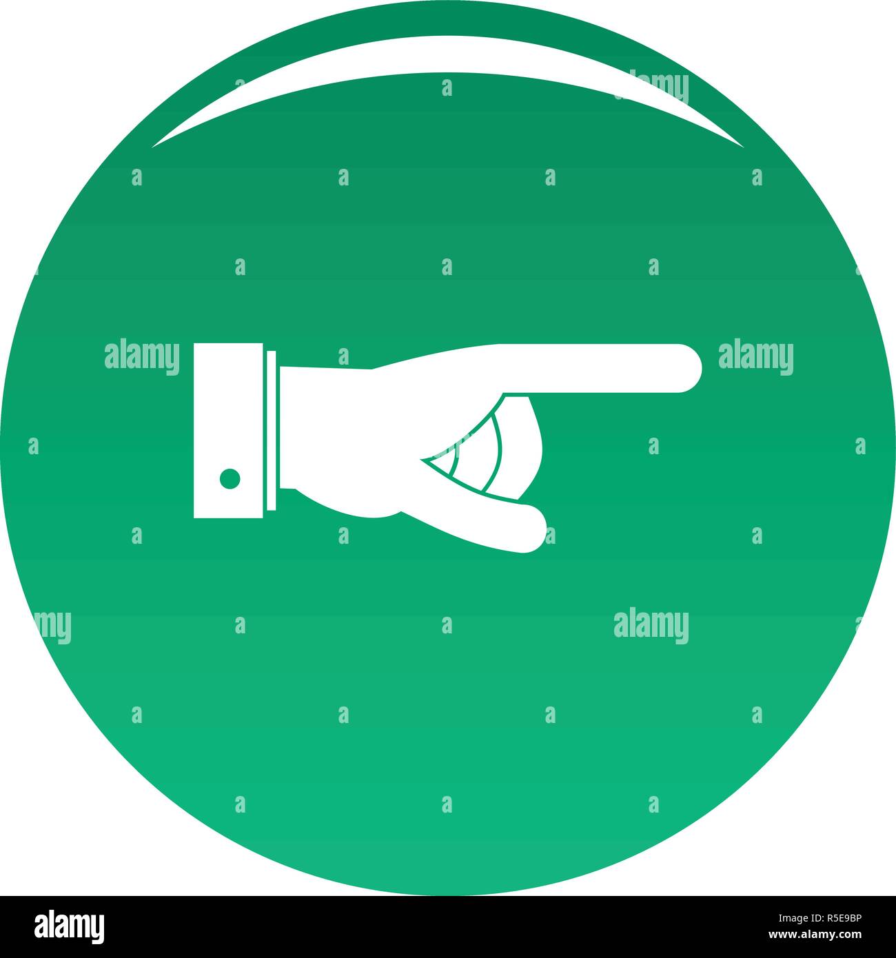 Hand go icon. Simple illustration of hand go vector icon for any design ...