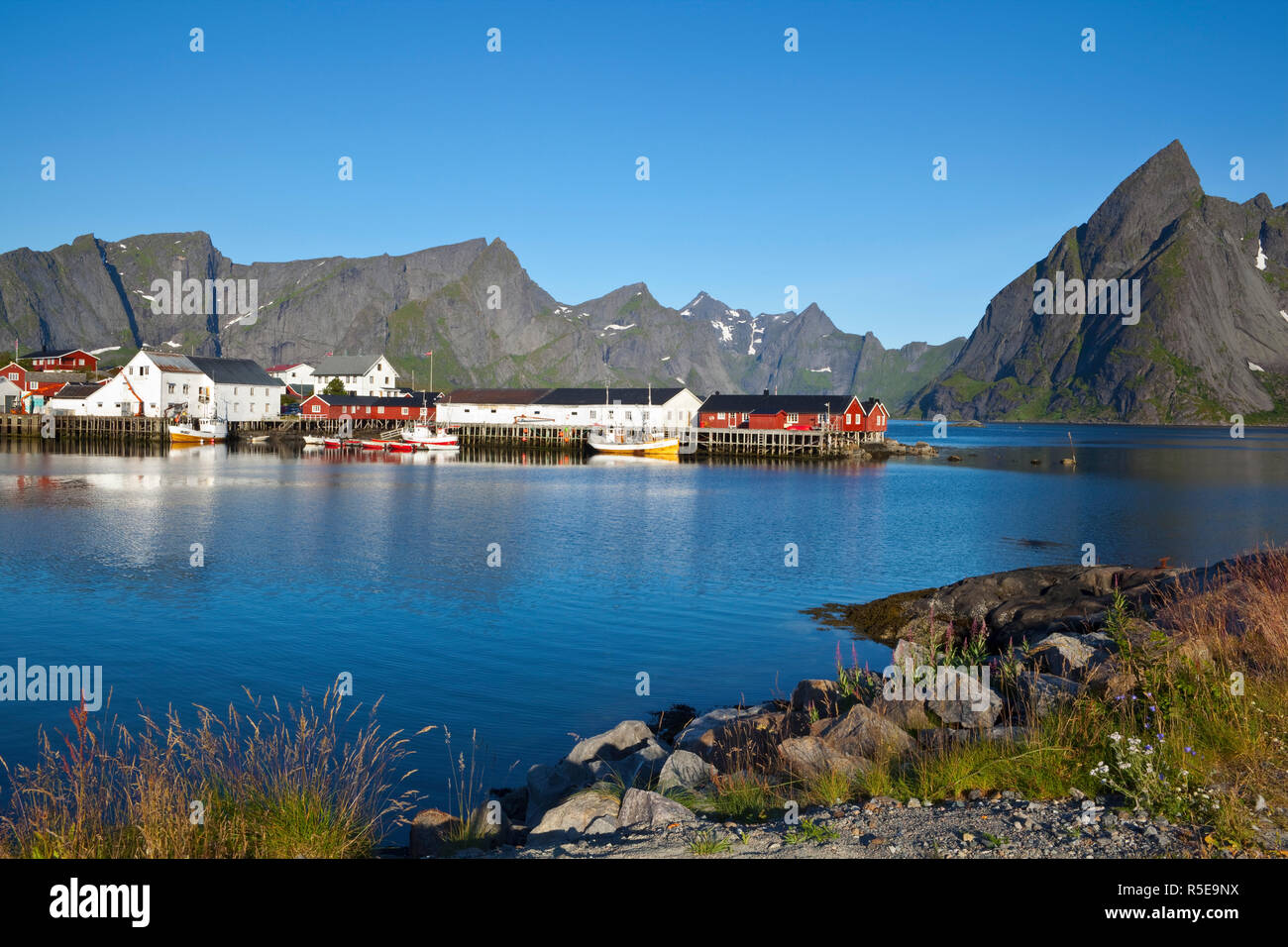 Hamnoy, Moskenesoy, Lofoten Islands, Nordland, Norway Stock Photo - Alamy