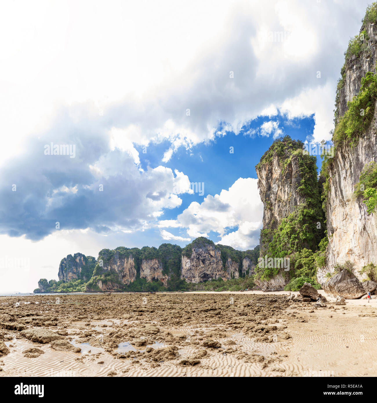 Popular travel tropical karst rocks perfect for climbing Tonsai low ...