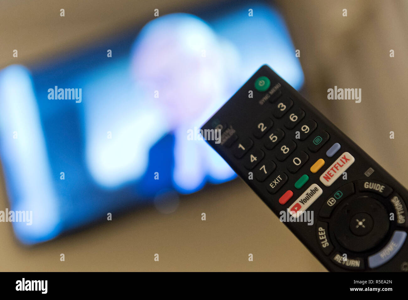Watching youtube logo hi-res stock photography and images - Alamy
