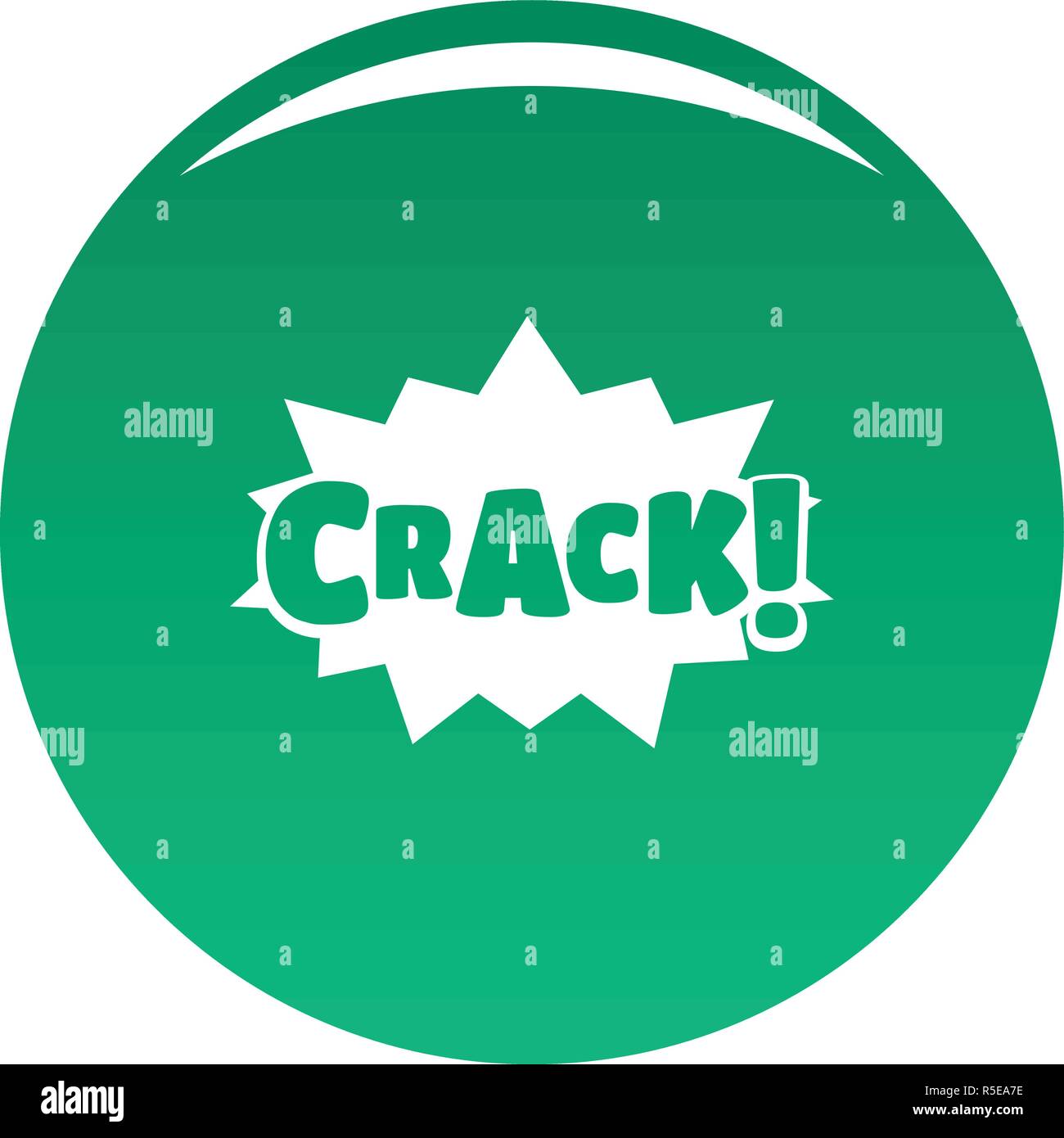 Crack icon hi-res stock photography and images - Alamy