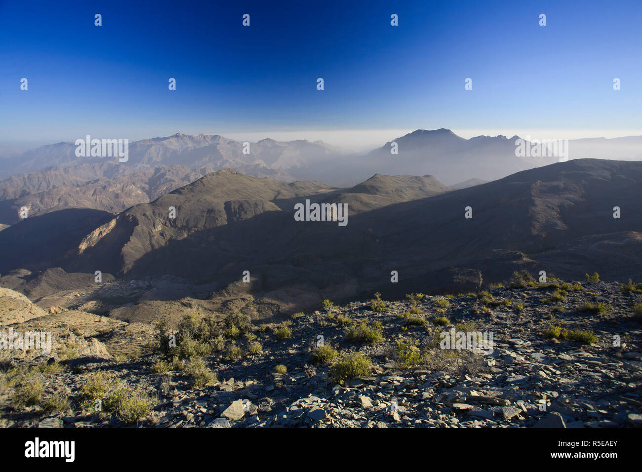 Oman, Hajjar Mountains Stock Photo - Alamy