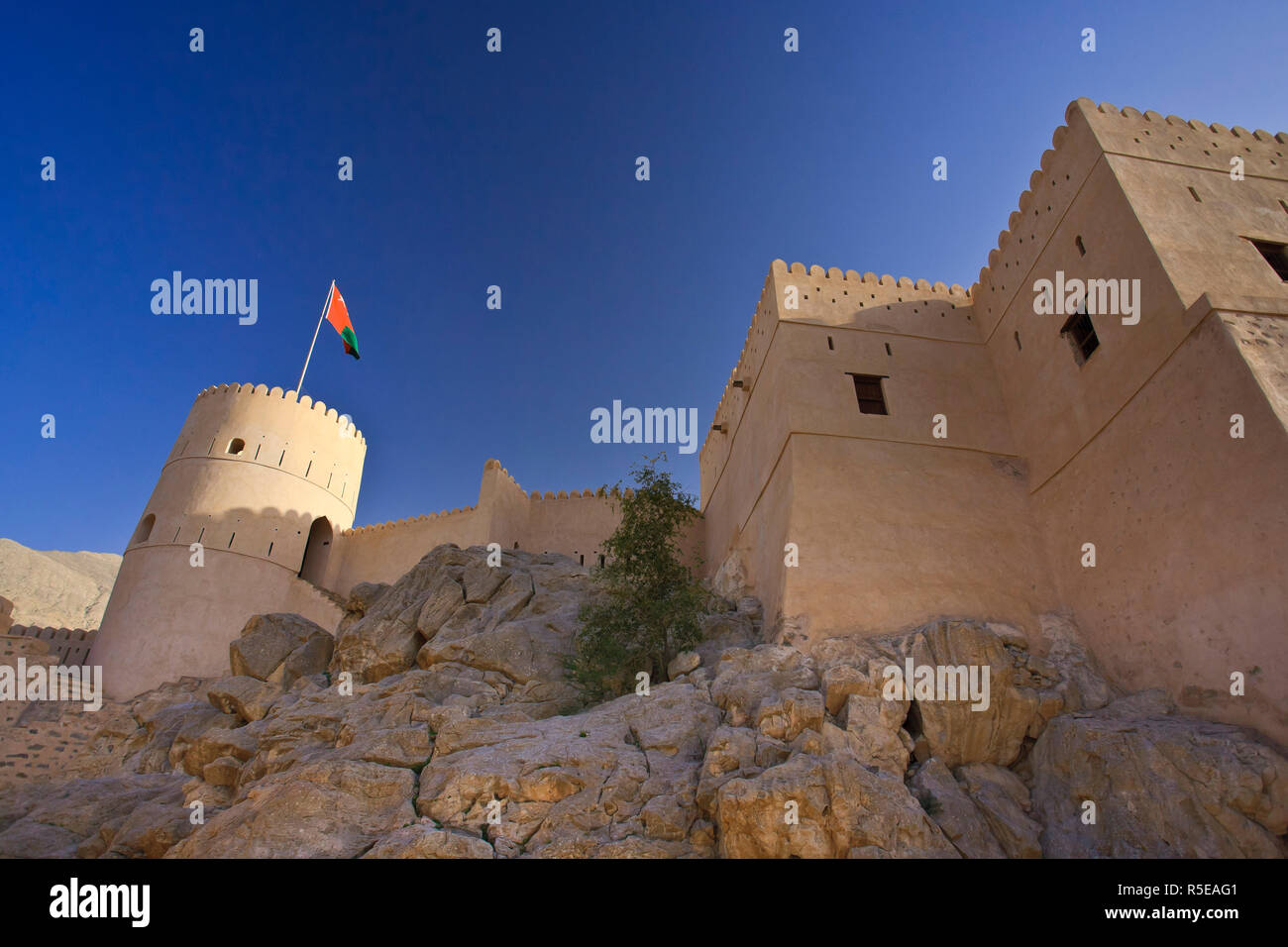 Oman, Nakhal, Nakhal Fort Stock Photo - Alamy