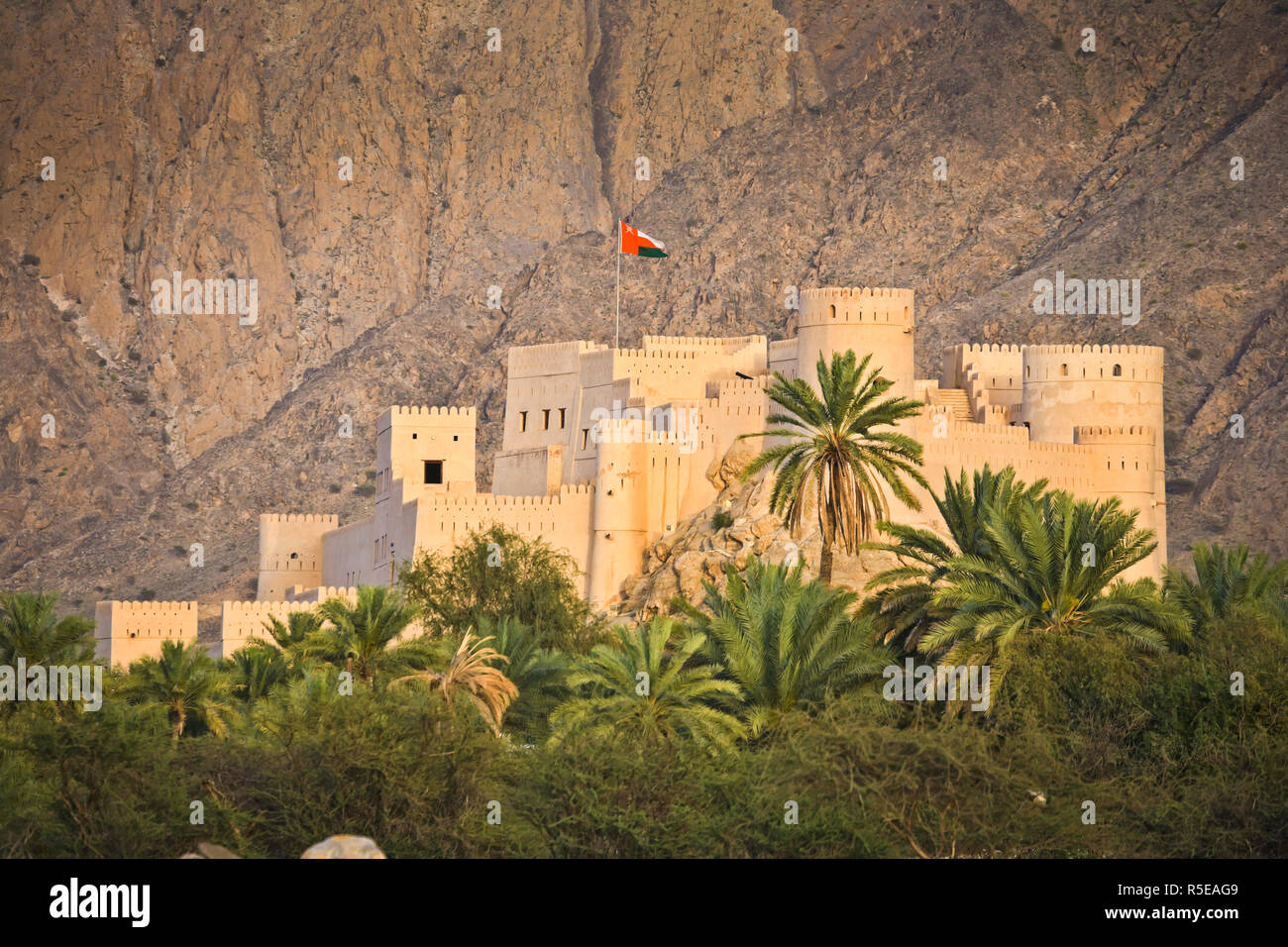 Oman, Nakhal, Nakhal Fort Stock Photo - Alamy
