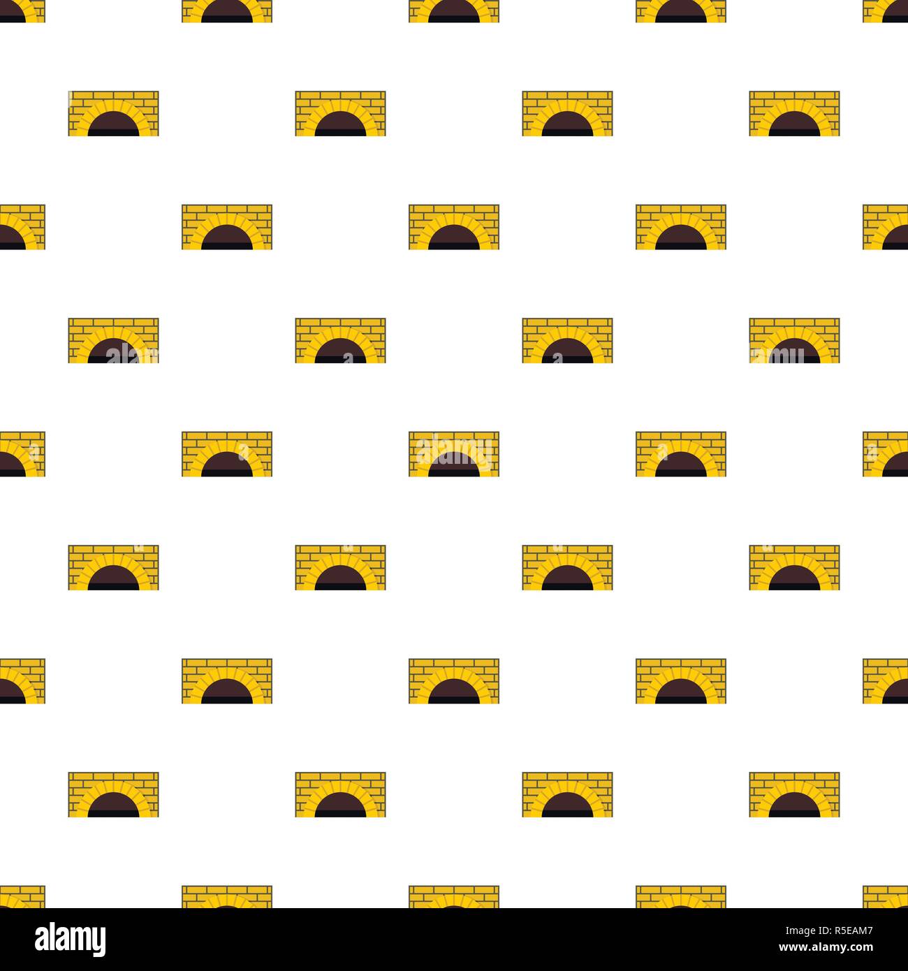 Brick oven icon. Cartoon illustration of brick oven vector icon for web ...