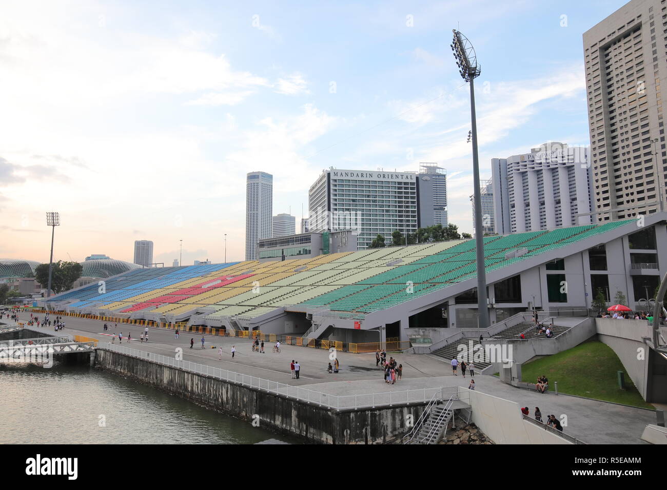 Marina bay grand stand hi-res stock photography and images - Alamy