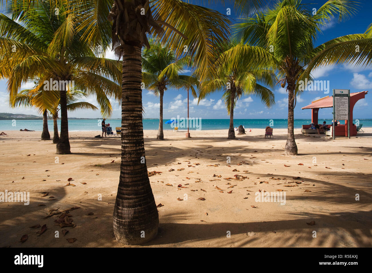 Puerto Rico, East Coast, Luquillo, Playa Luquillo Beach Stock Photo - Alamy