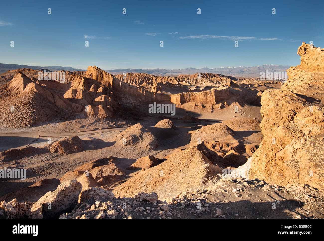 The Valley of the Moon in the North of Chile Stock Photo - Alamy