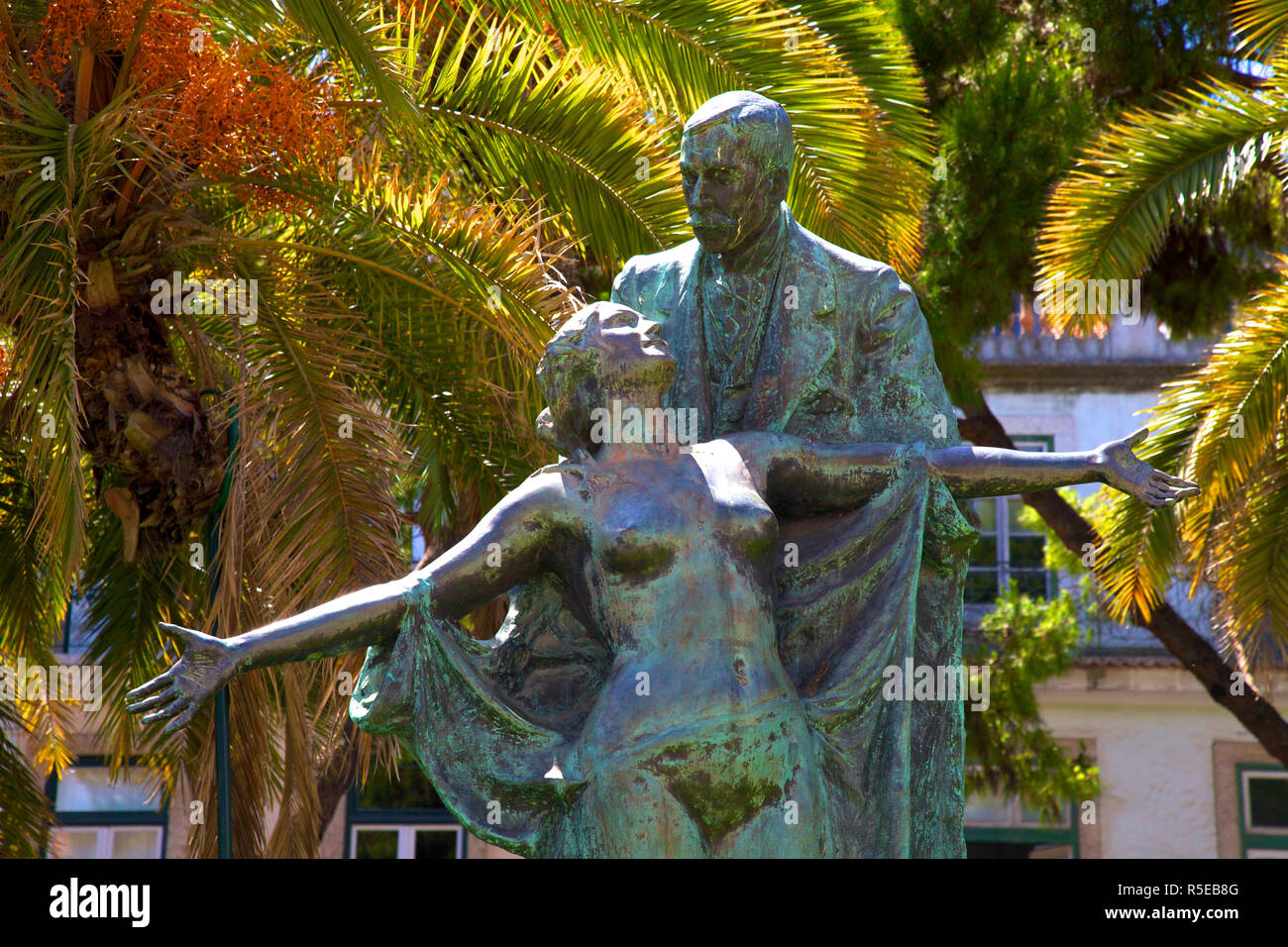 Statue Of Eca De Queiros High Resolution Stock Photography and Images ...
